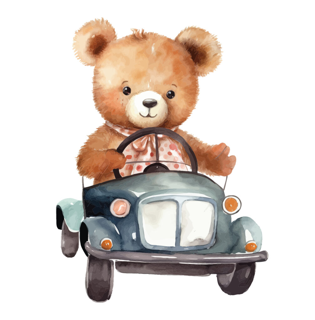 Stikeri Nalepnice Fototapete ‣ Mede watercolor